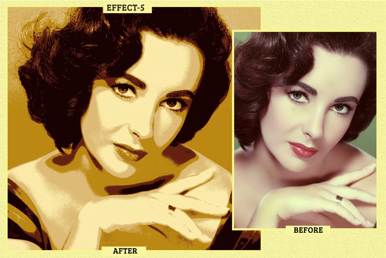 6 Posterize Effect Photoshop Action – MasterBundles