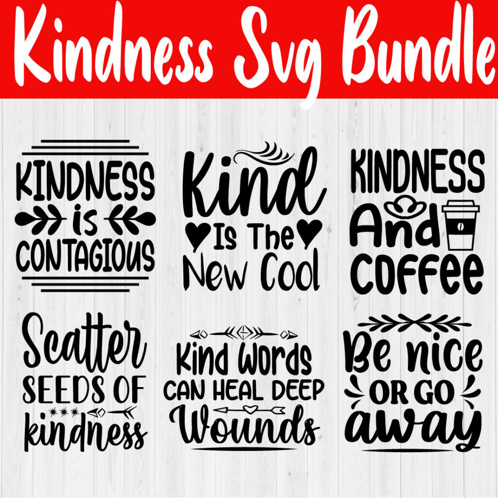 Kindness Svg Design Bundle Vol.2 - MasterBundles