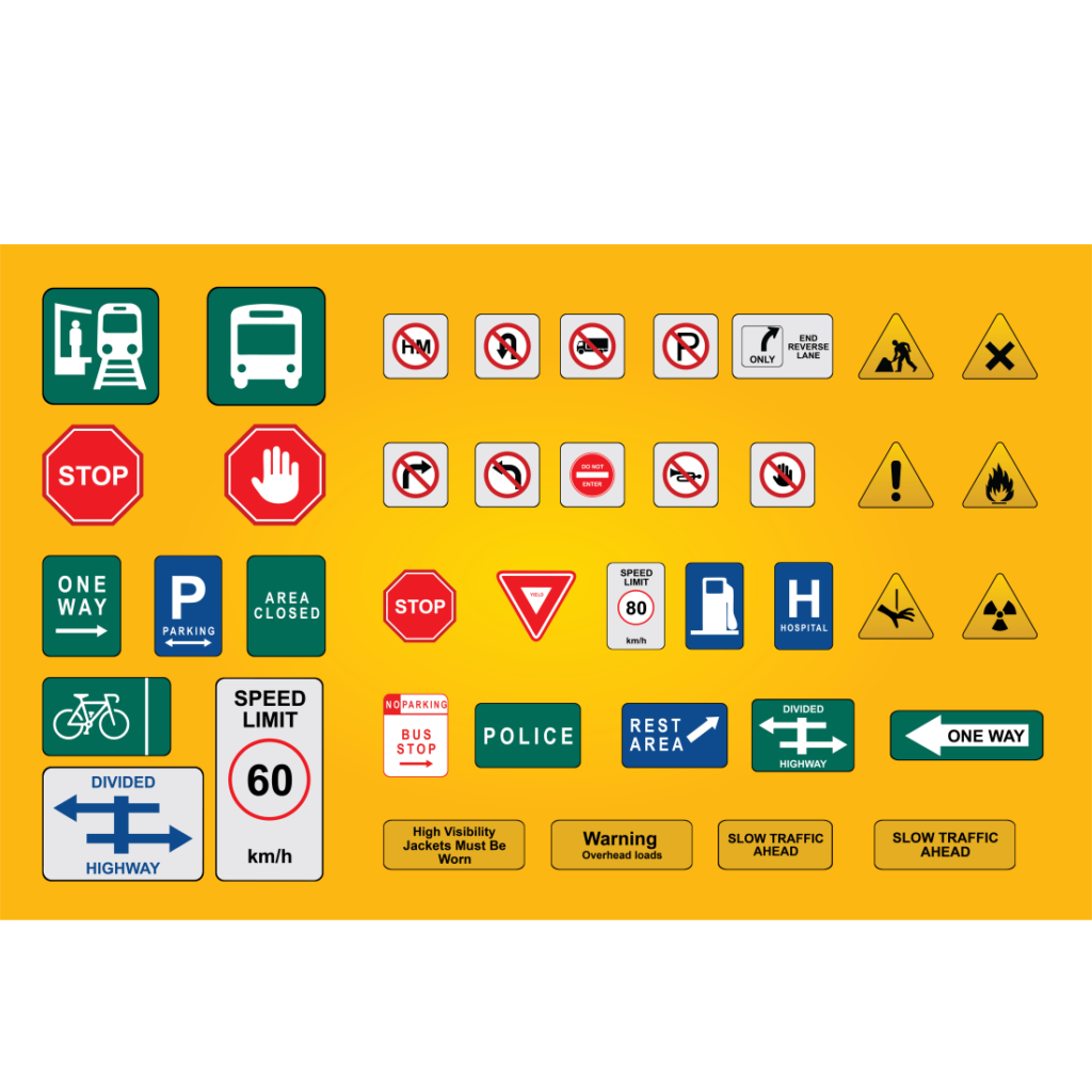 Road Sign vector - MasterBundles