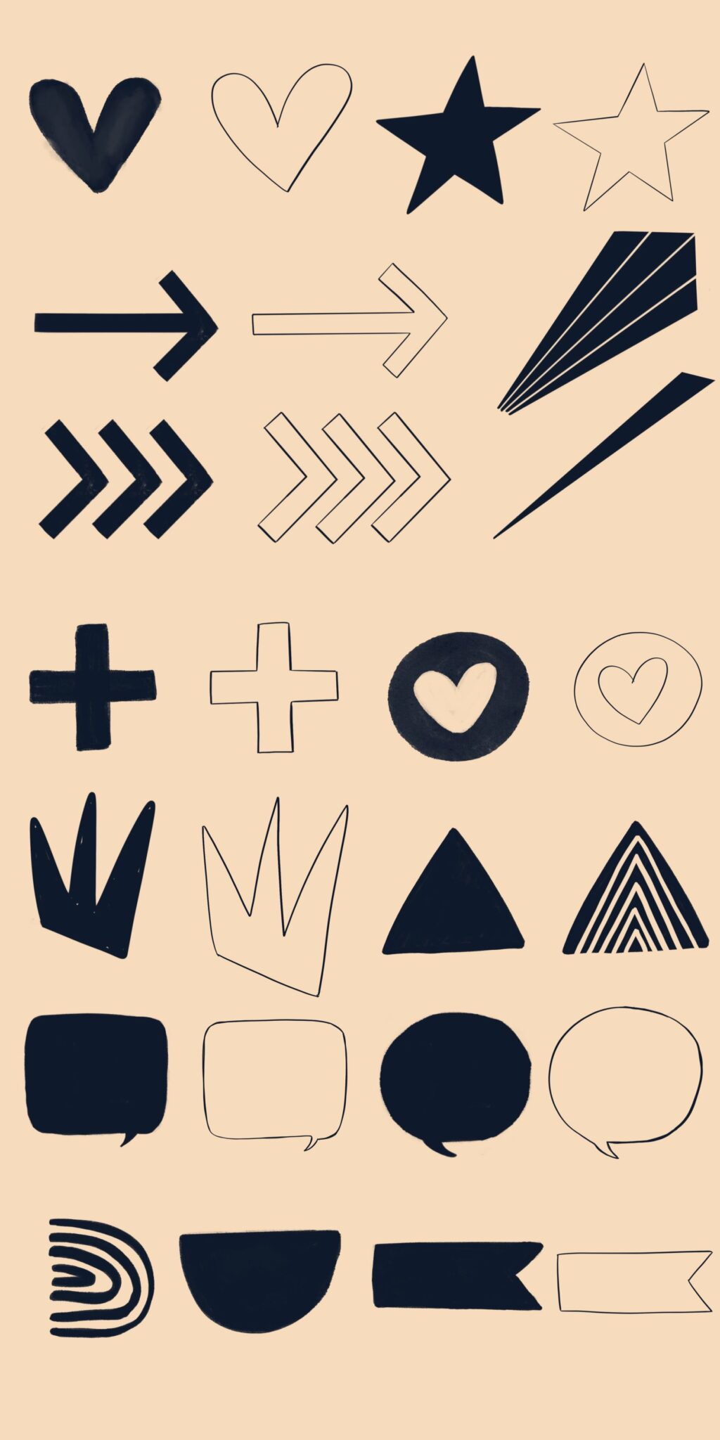 Vol 1 & 2 Brush Stamp Stickers – MasterBundles
