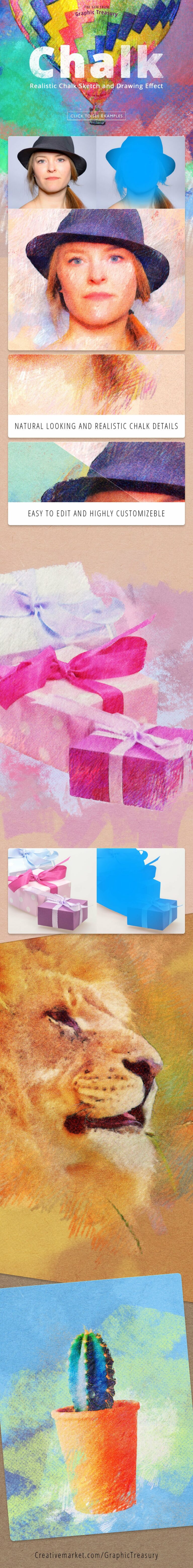 Realistic Chalk Drawing Effect – MasterBundles