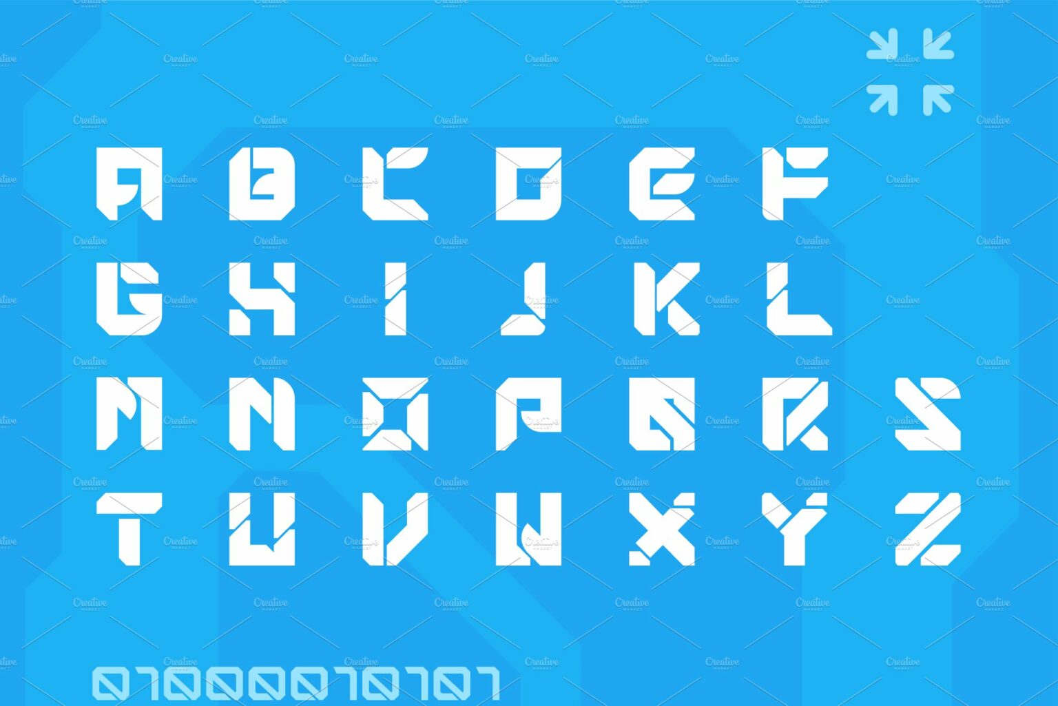 Azaro - Futuristic Sci-fi Font – MasterBundles