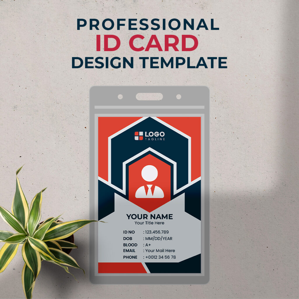 Professional Creative Modern Unique Id Card Design Template - MasterBundles