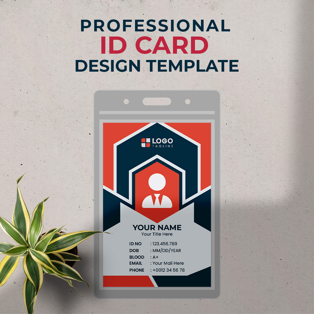 Professional Creative Modern Unique Id Card Design Template - MasterBundles