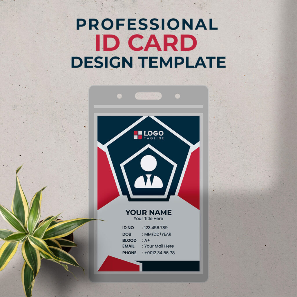Professional Creative Modern Unique Id Card Design Template - MasterBundles