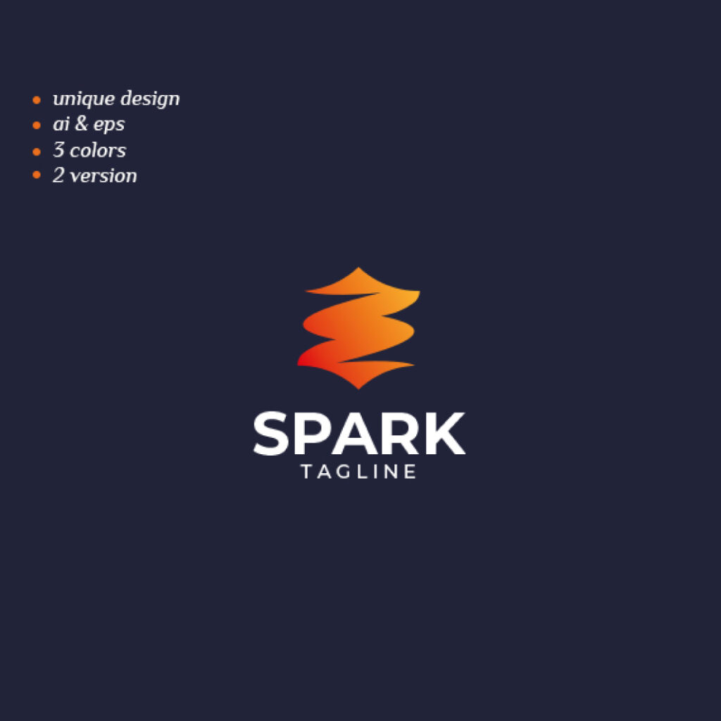 Spark S Letter Logo - MasterBundles