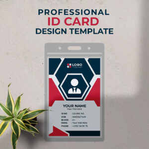 Professional Id Card Template Designs for Business - MasterBundles