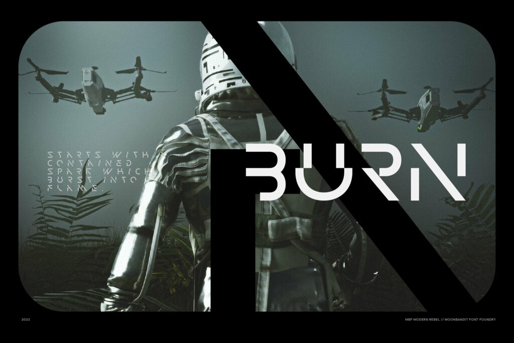 MBF Modern Rebel - Cyberpunk font – MasterBundles