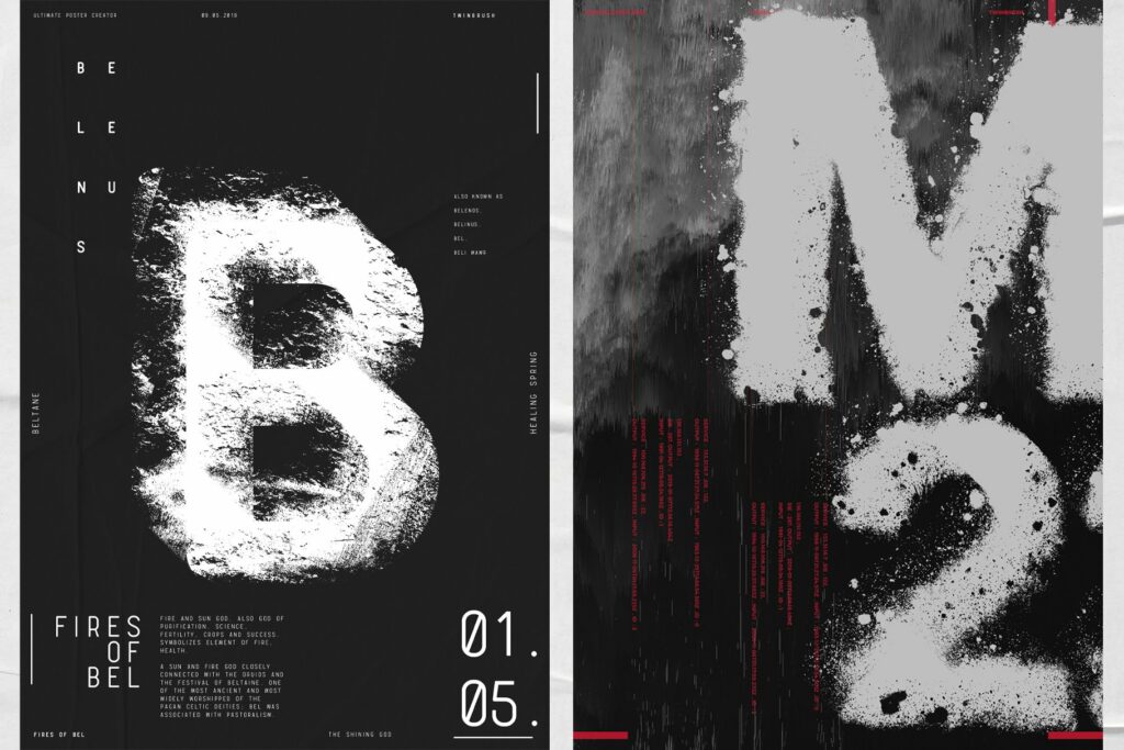 Ultimate Distortion Poster Creator – MasterBundles