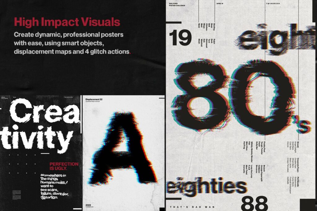 Ultimate Distortion Poster Creator – MasterBundles