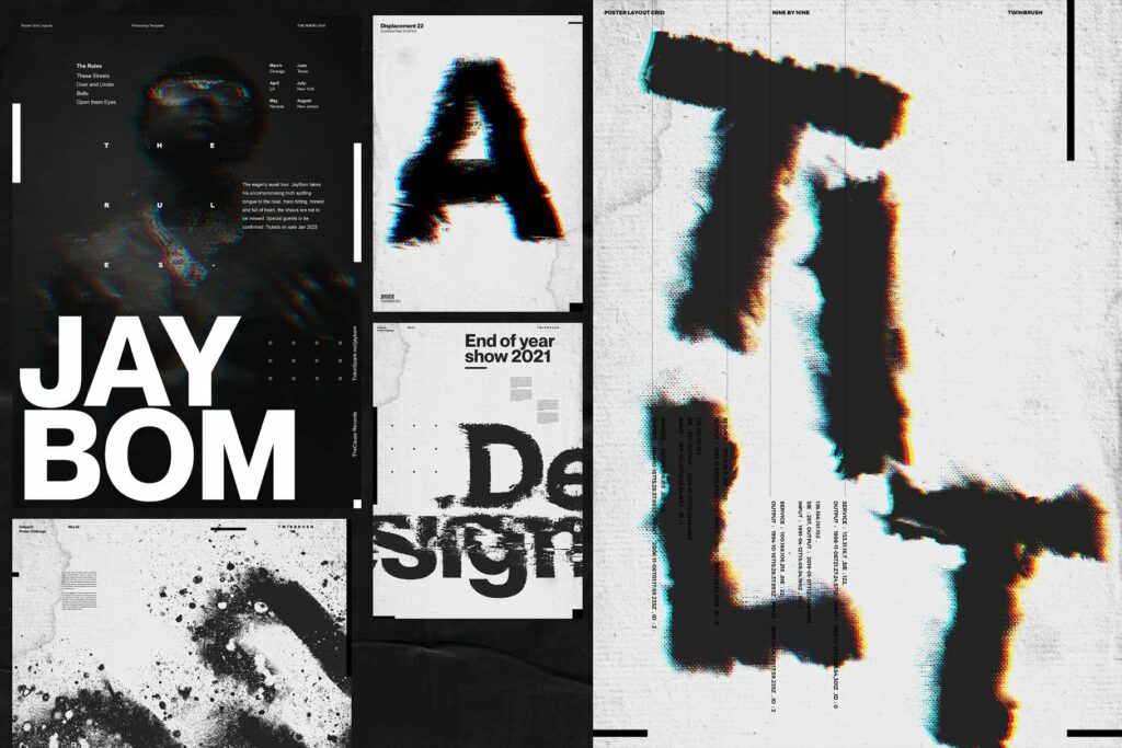 Ultimate Distortion Poster Creator – MasterBundles
