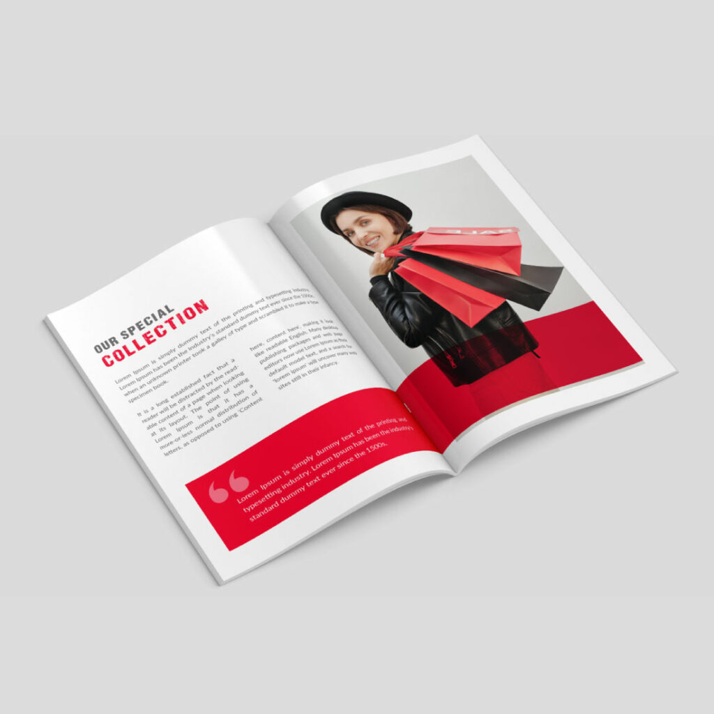 Men\'s Fashion Magazine Design Template - MasterBundles