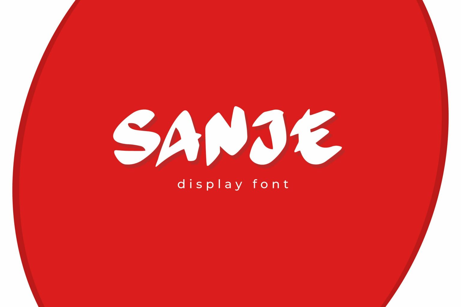 Sanje - Japanese Display Font – MasterBundles