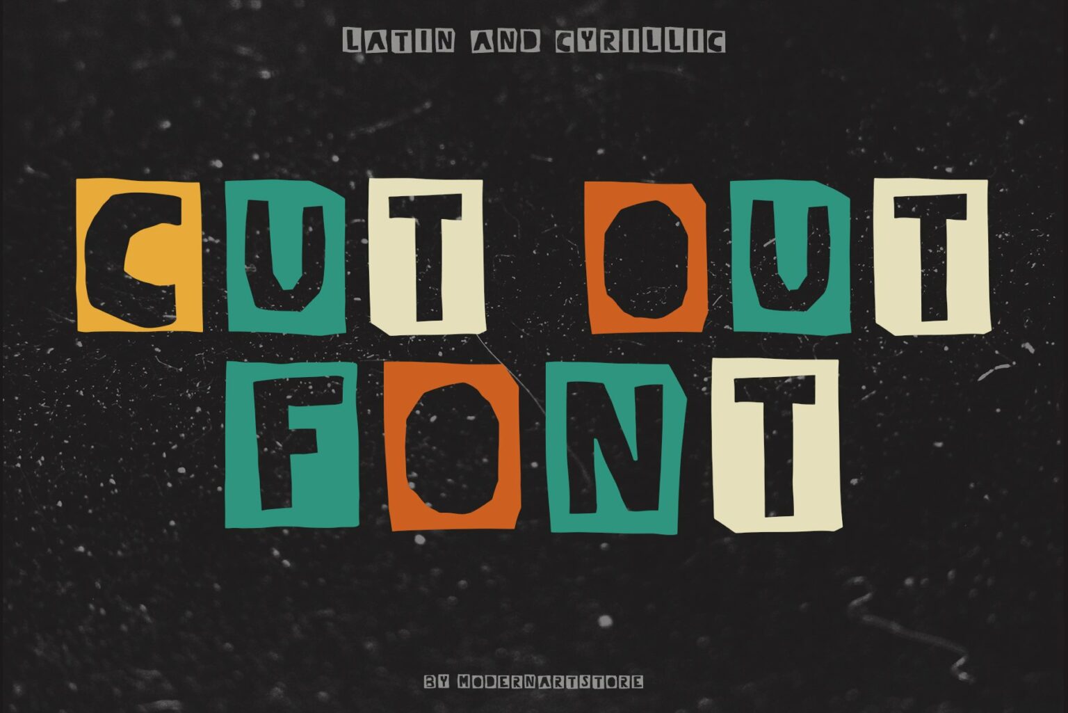CUT OUT FONT Paper Cut Handmade – MasterBundles