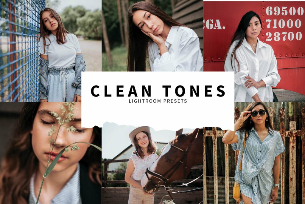 10 Clean Tones Lightroom Presets – MasterBundles