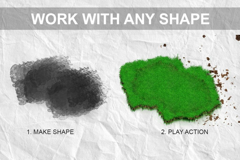 Grass Photoshop Action – MasterBundles