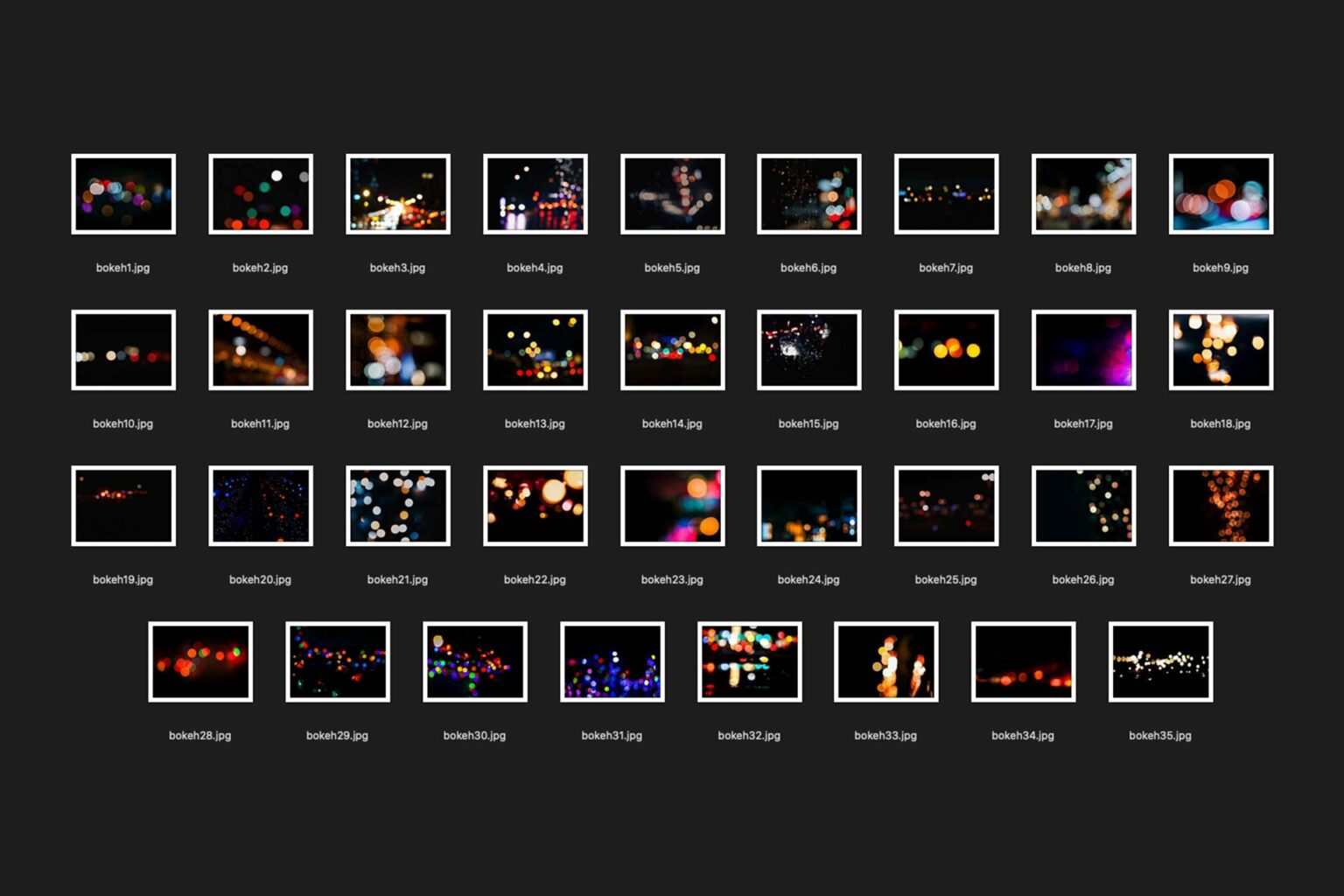 35 Bokeh Overlays – MasterBundles