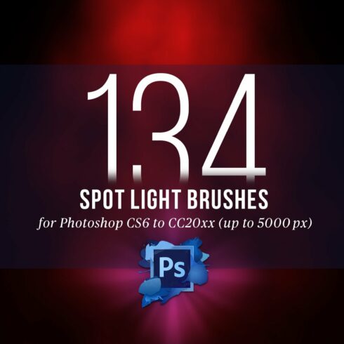 134 Spotlight Brushes for Photoshop – MasterBundles