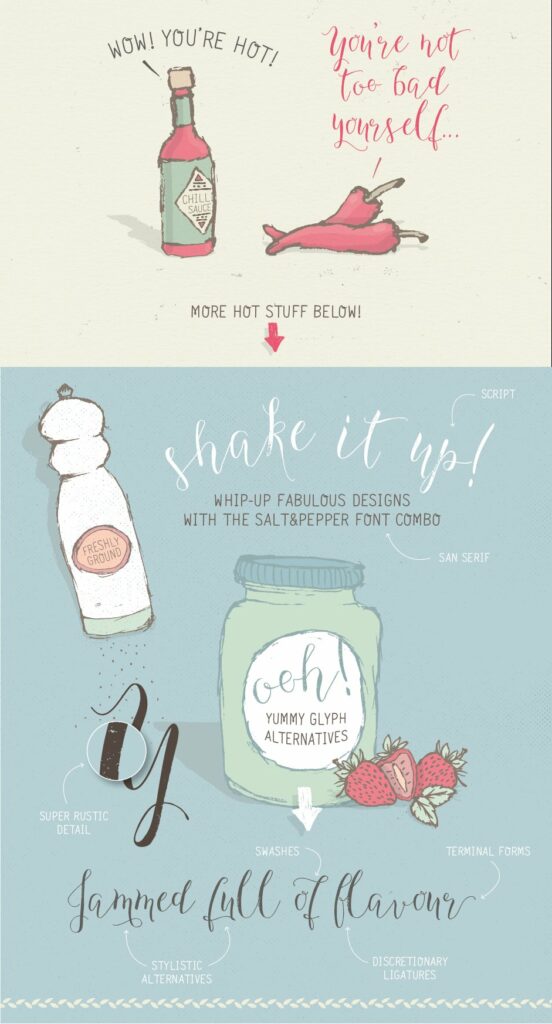 Salt & Pepper font duo – MasterBundles