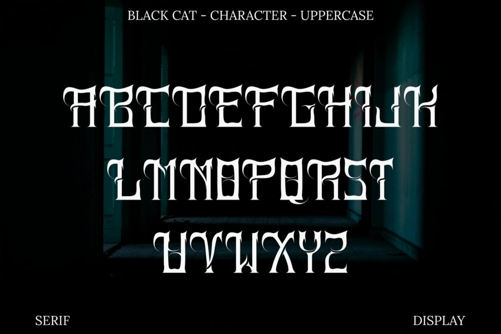 Black Cat-Grindcore Metal Font – MasterBundles