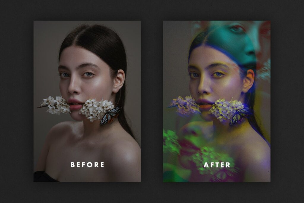 Prism Distortion Effect for Posters – MasterBundles