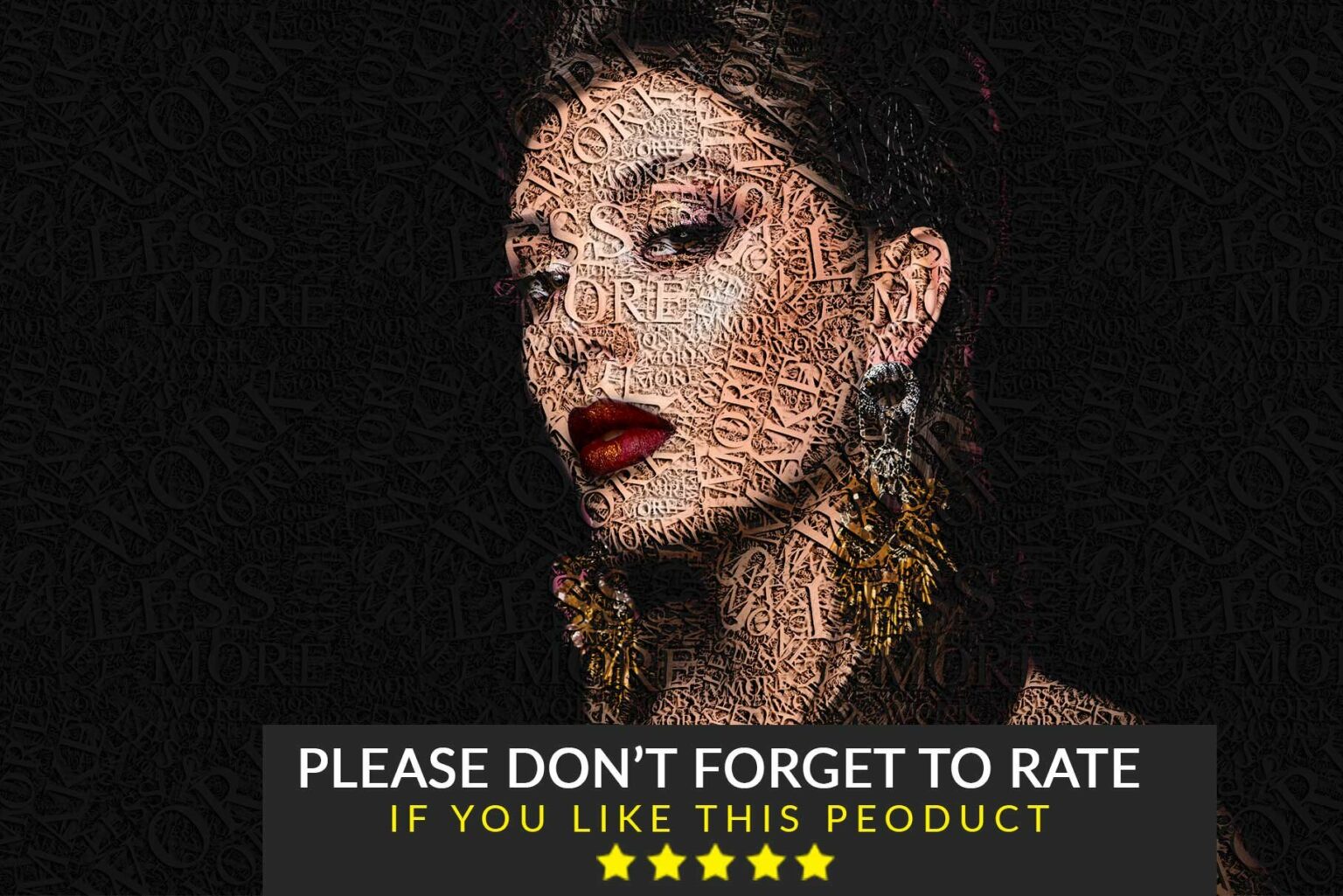 Motivational Typography Photoshop Ac – MasterBundles