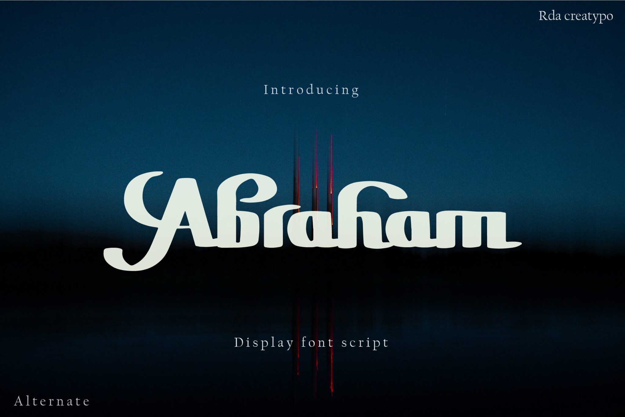 Abraham font display – MasterBundles