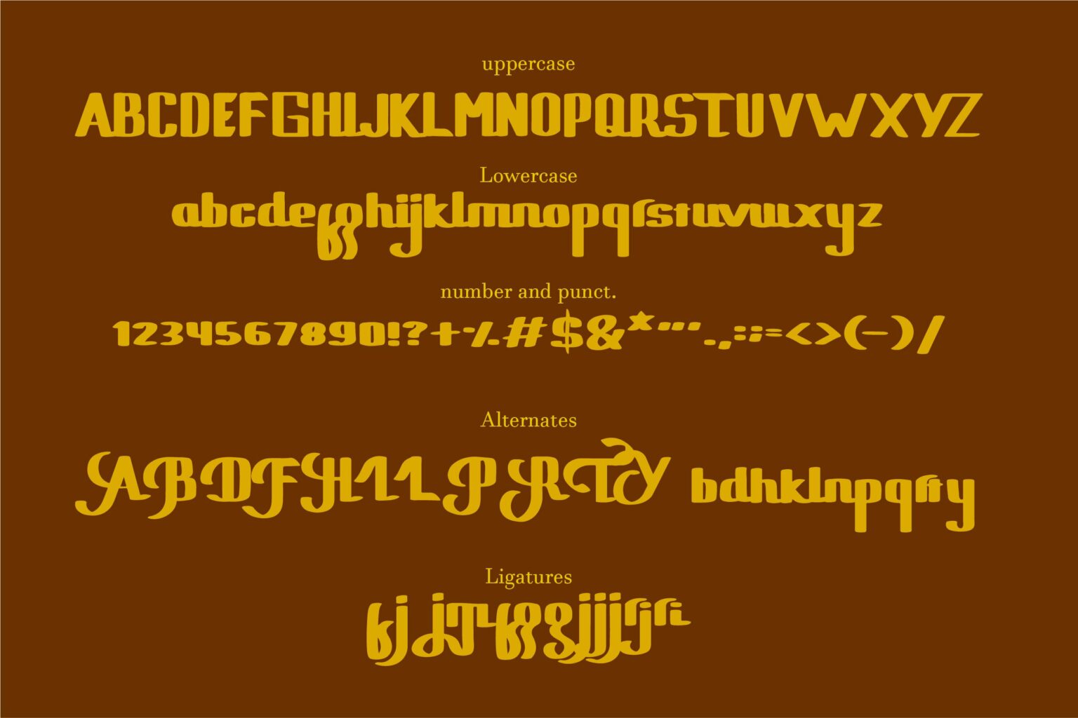 Abraham font display – MasterBundles