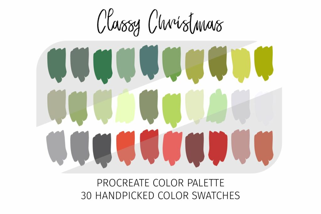 Procreate Christmas Color Palettes – MasterBundles