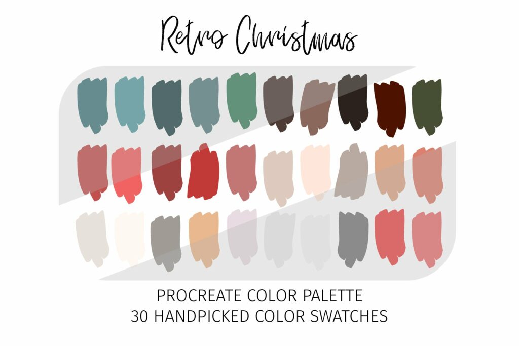 Procreate Christmas Color Palettes – MasterBundles