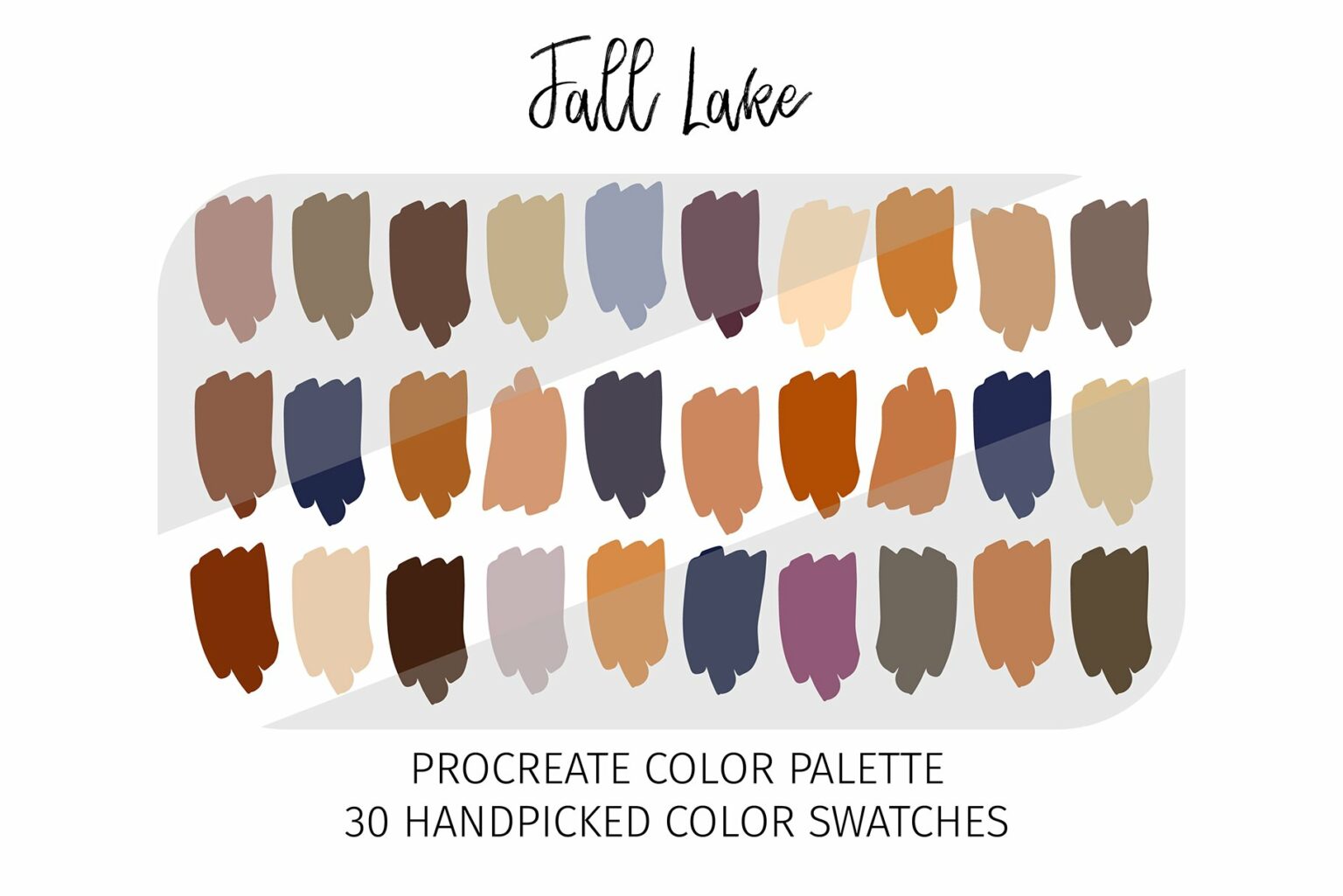 Procreate Fall Color Palette Bundle – MasterBundles