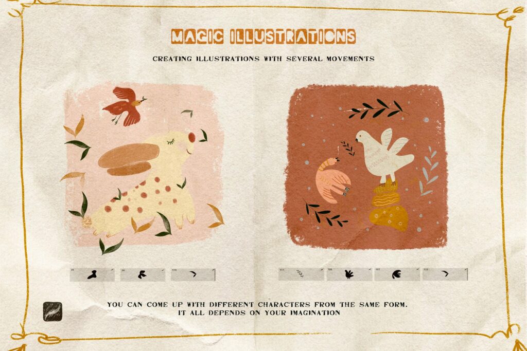 Procreate, Ps, Affinity Magic Shapes – MasterBundles