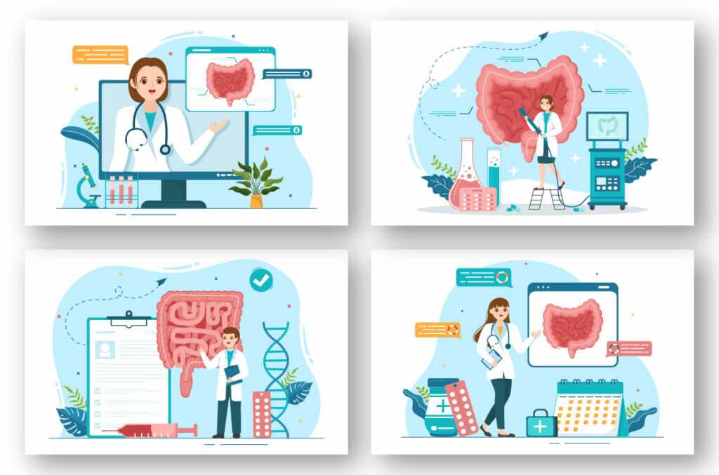13 Proctologist or Colonoscopy Illustration - MasterBundles