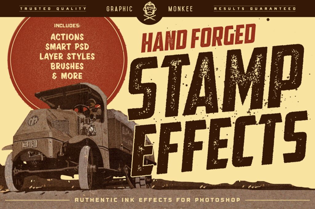 Hand Forged Stamp Effects – MasterBundles