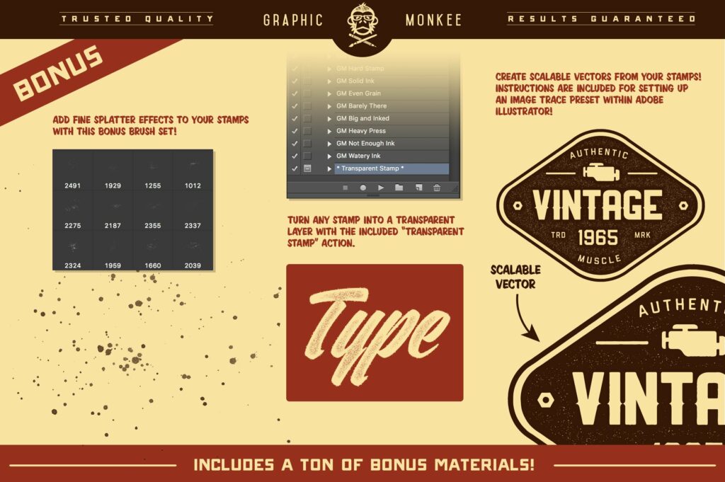 Hand Forged Stamp Effects – MasterBundles