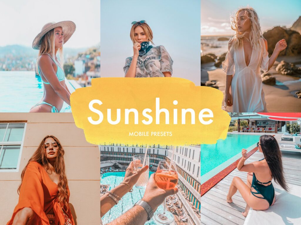 7 Sunshine Mobile Lightroom Presets – MasterBundles