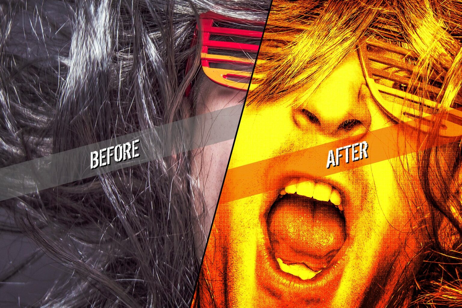 Punk & Grunge | Photoshop Actions – MasterBundles