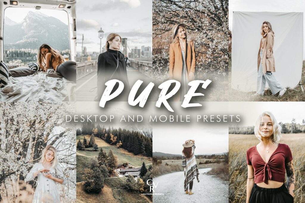 6 Pure Lightroom Presets – MasterBundles