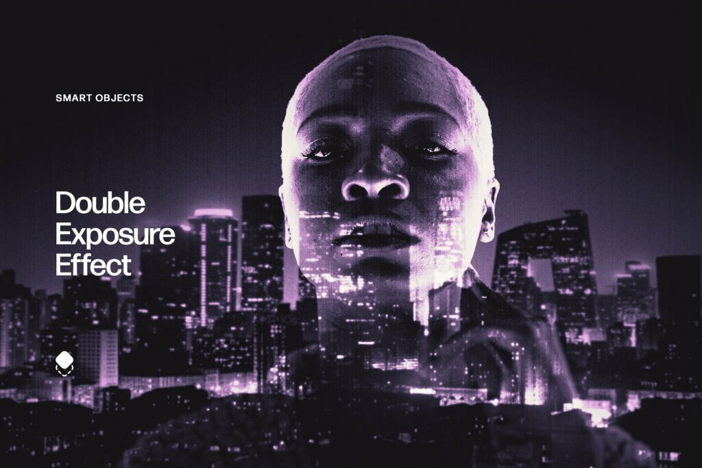 Purple Double Exposure Effect – MasterBundles