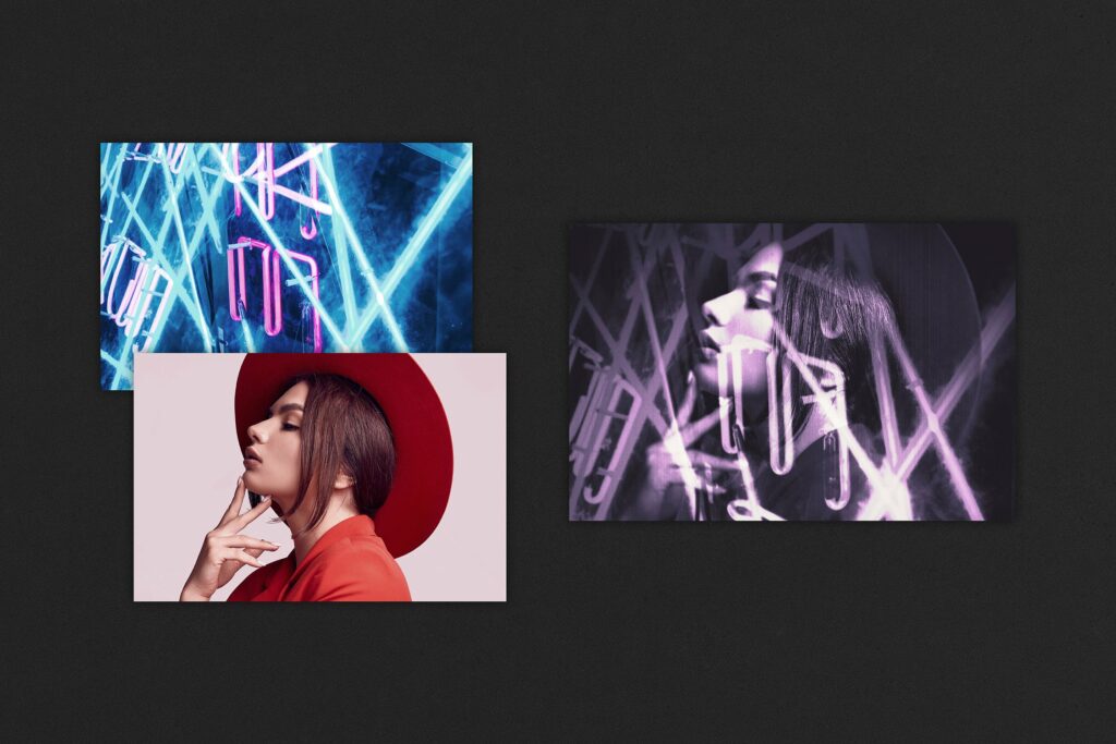 Purple Double Exposure Effect – MasterBundles