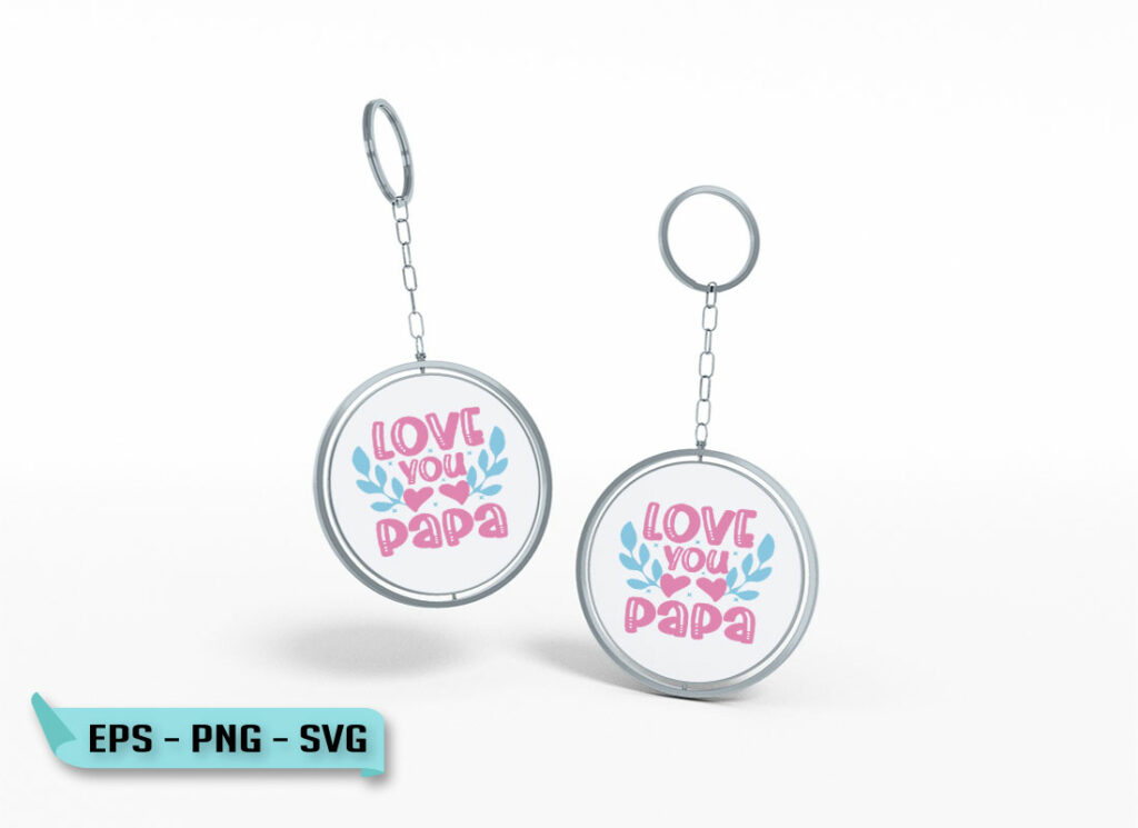 Papa Keychain Bundle/Fathers Day Design - MasterBundles