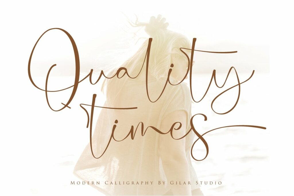 Quality Times | Modern Calligraphy – MasterBundles
