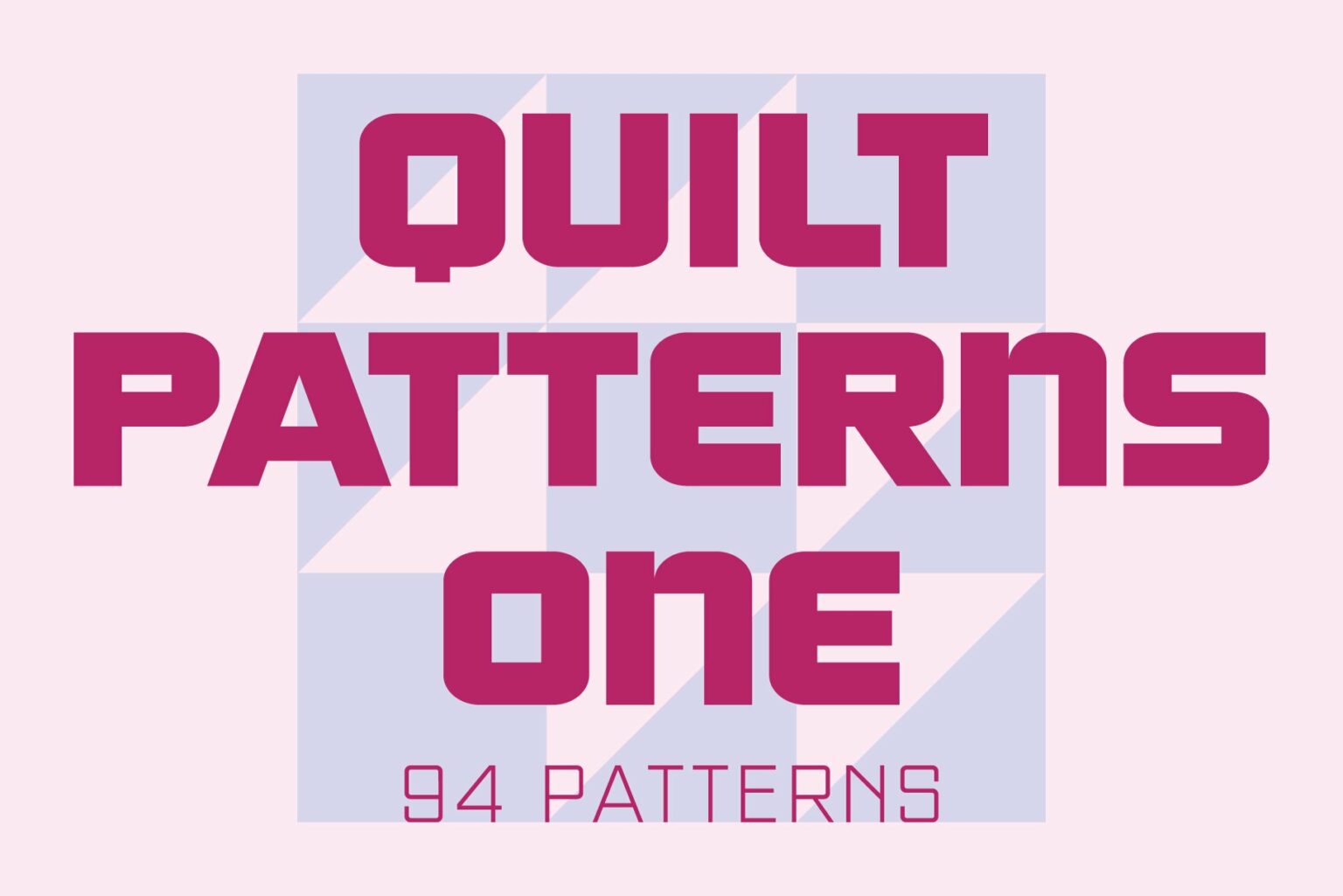 Quilt Patterns One Font – MasterBundles