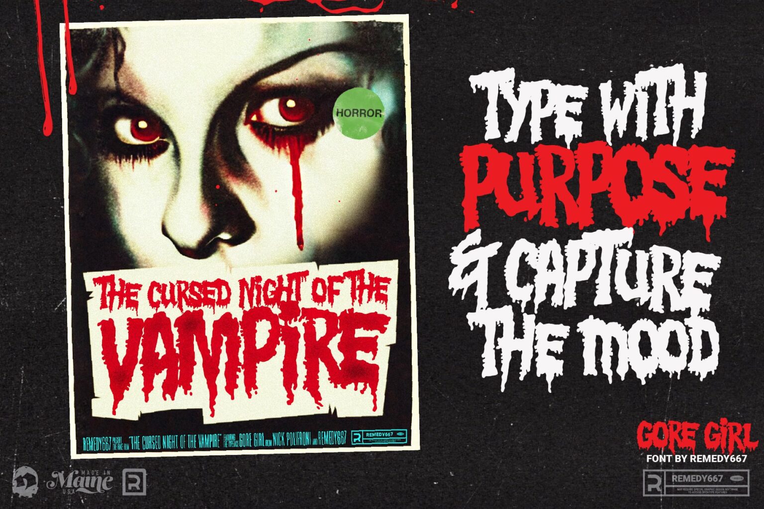 Gore Girl - 90s Teen Horror Font – MasterBundles