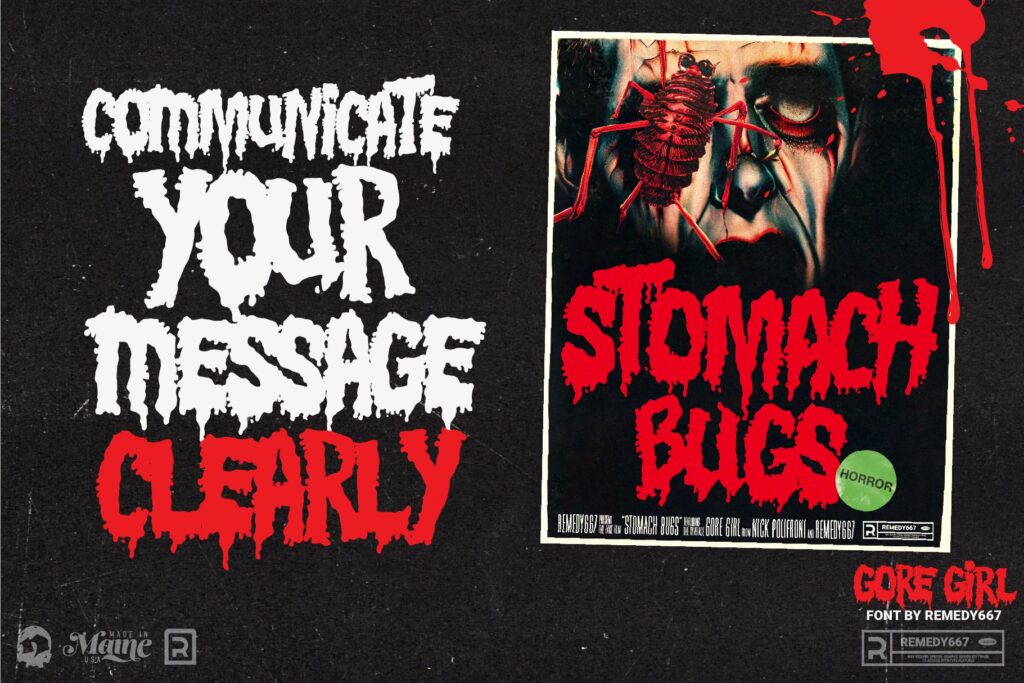 Gore Girl - 90s Teen Horror Font – MasterBundles