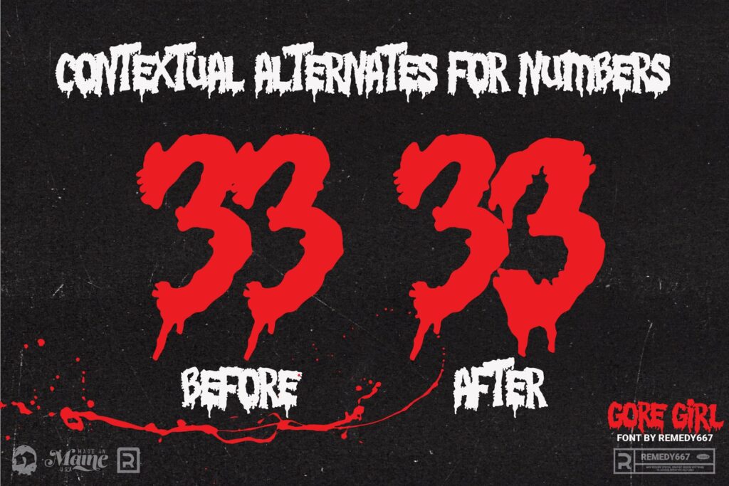 Gore Girl - 90s Teen Horror Font – MasterBundles