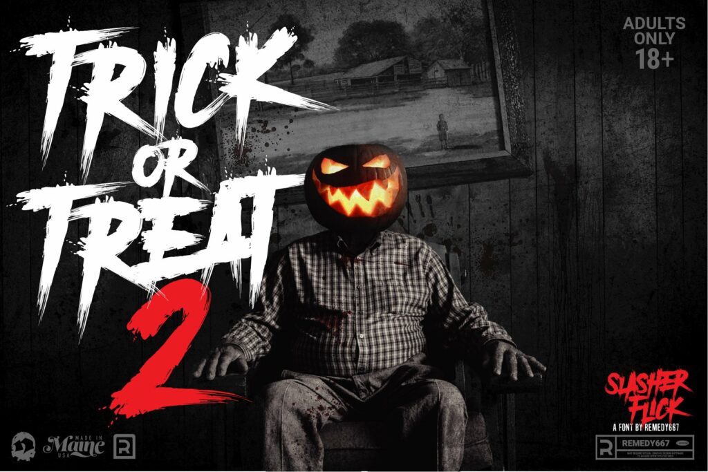 Slasher Flick - Horror Font – MasterBundles