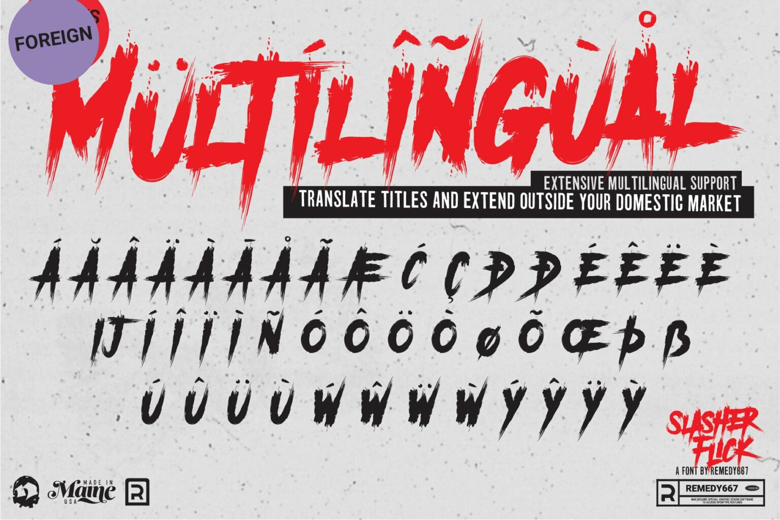 Slasher Flick - Horror Font – MasterBundles