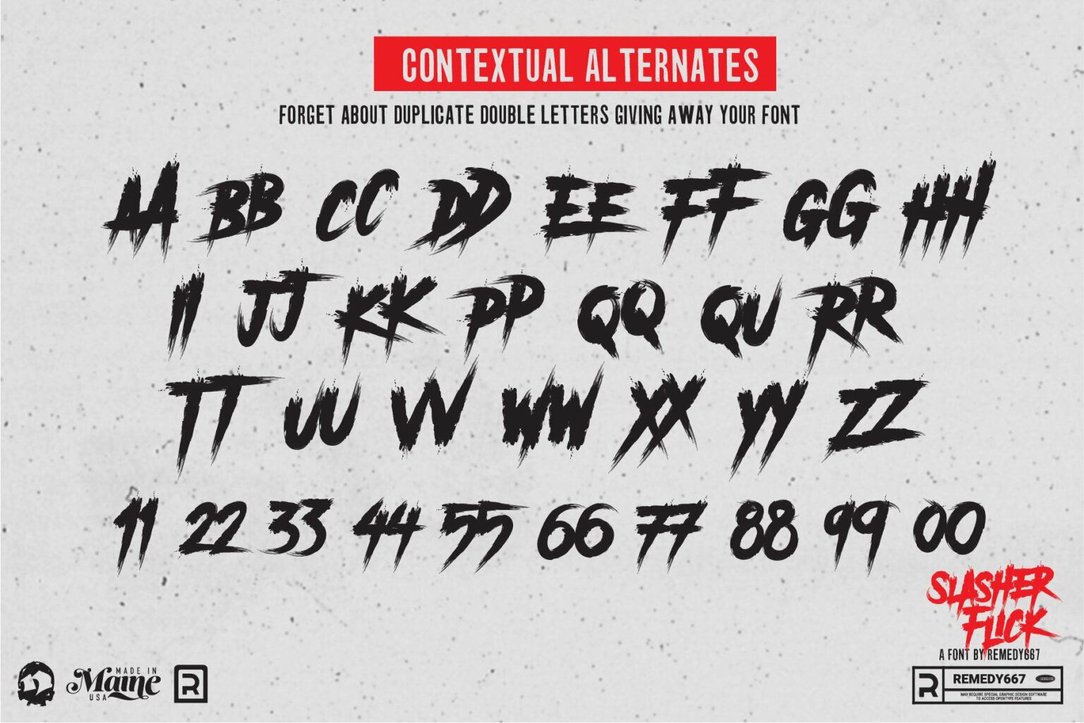 Slasher Flick - Horror Font – MasterBundles