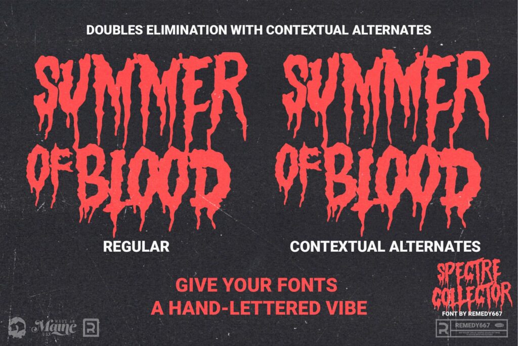 Spectre Collector - Horror Font – MasterBundles